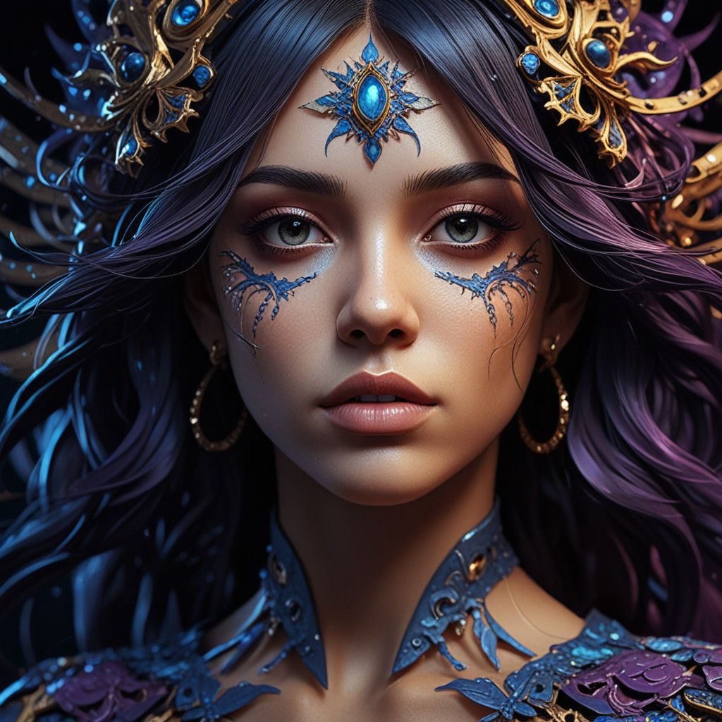 "Fractilene Experience" - A surreal and fantastical scene of a ...