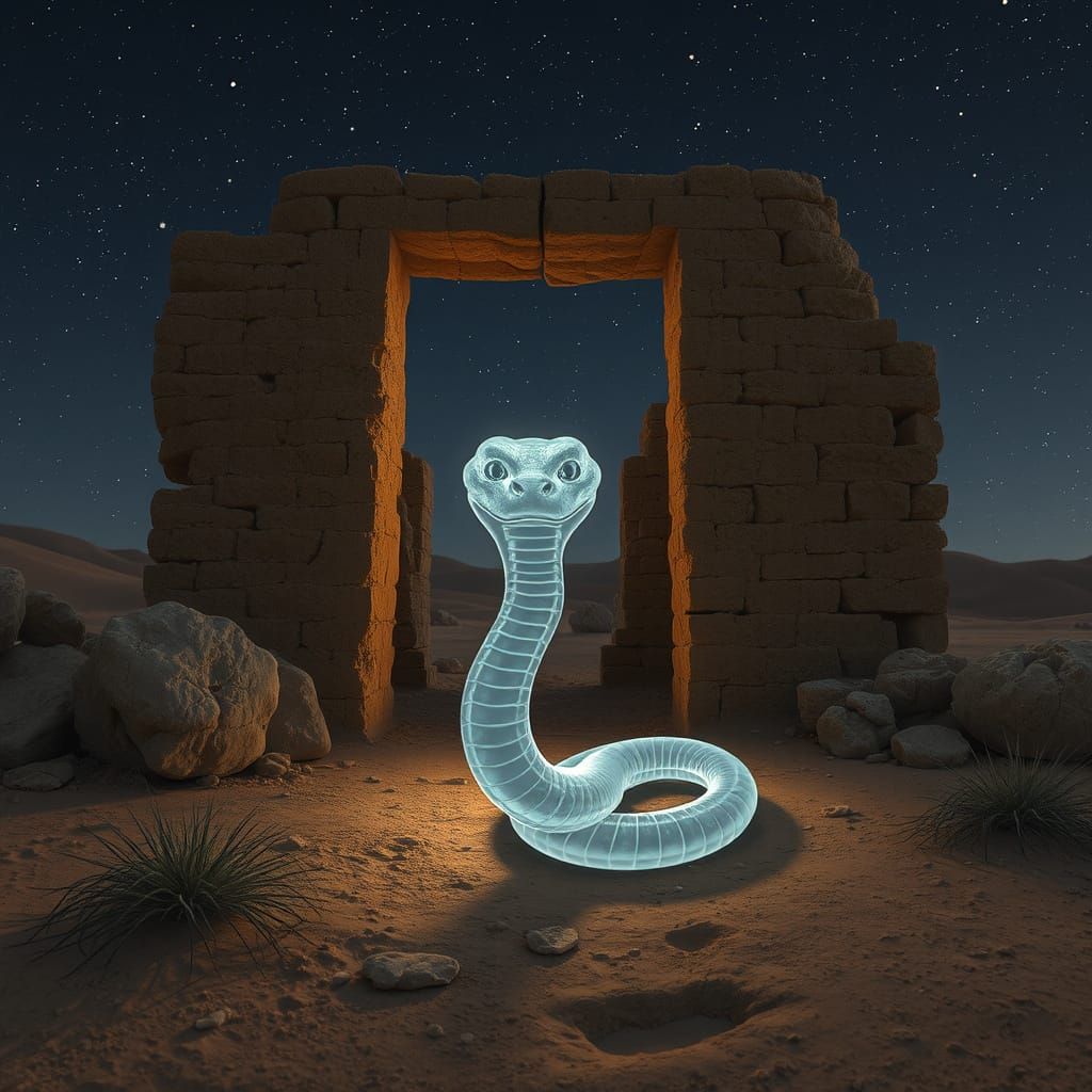 Ghost Snake Guardian of the Portal - Ghost Snake Guardian of...