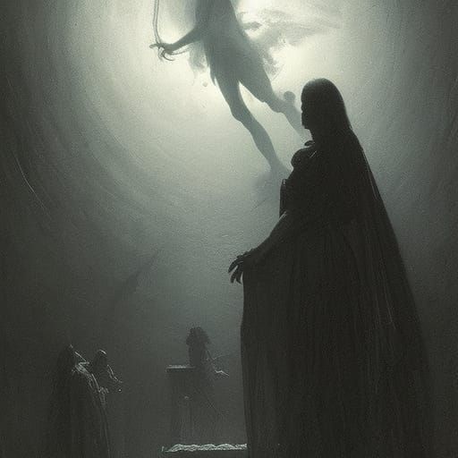 Shadow Figures - AI Generated Artwork - NightCafe Creator