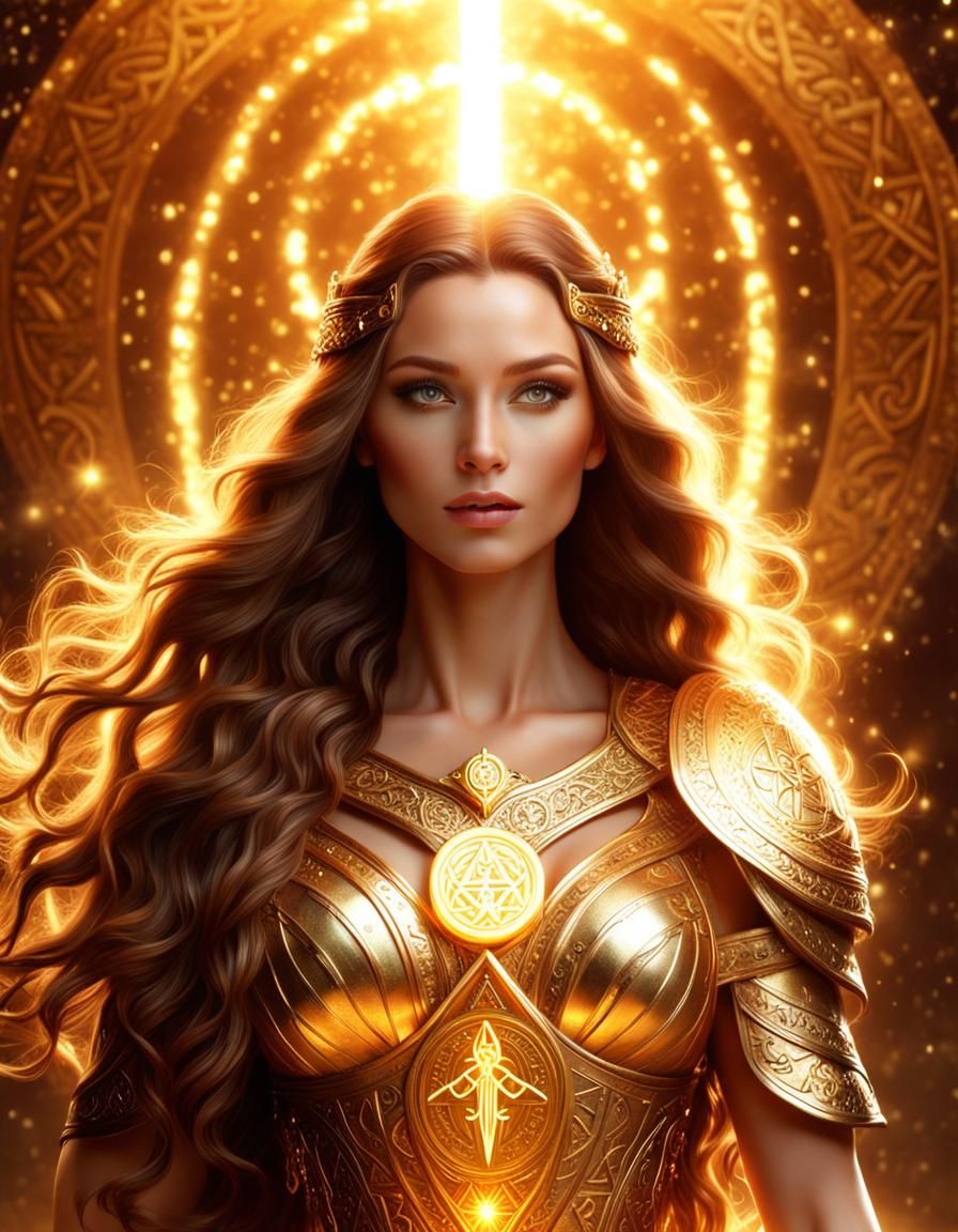 Goddess of light - AI Generated Artwork - NightCafe Creator