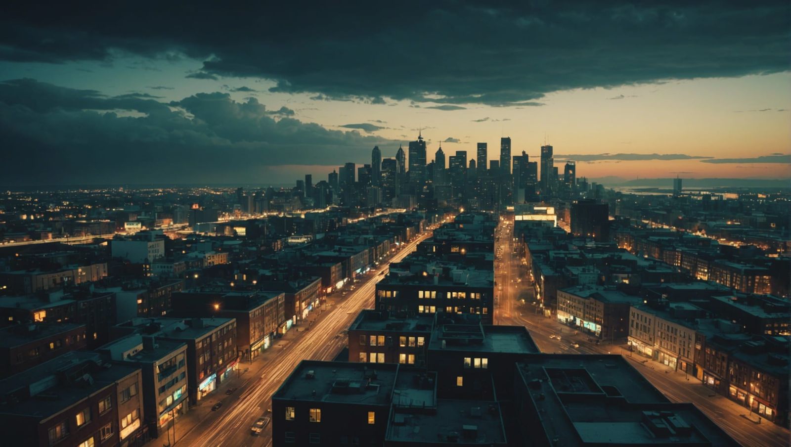 Transmetropolitan Town by Night - AI Generated Artwork - NightCafe Creator