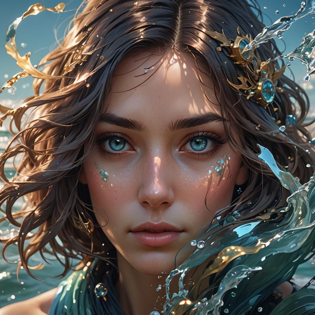 Sea girl - AI Generated Artwork - NightCafe Creator