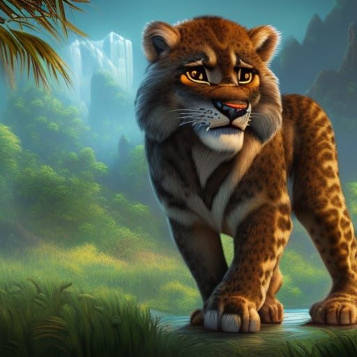 Kovu cub - AI Generated Artwork - NightCafe Creator