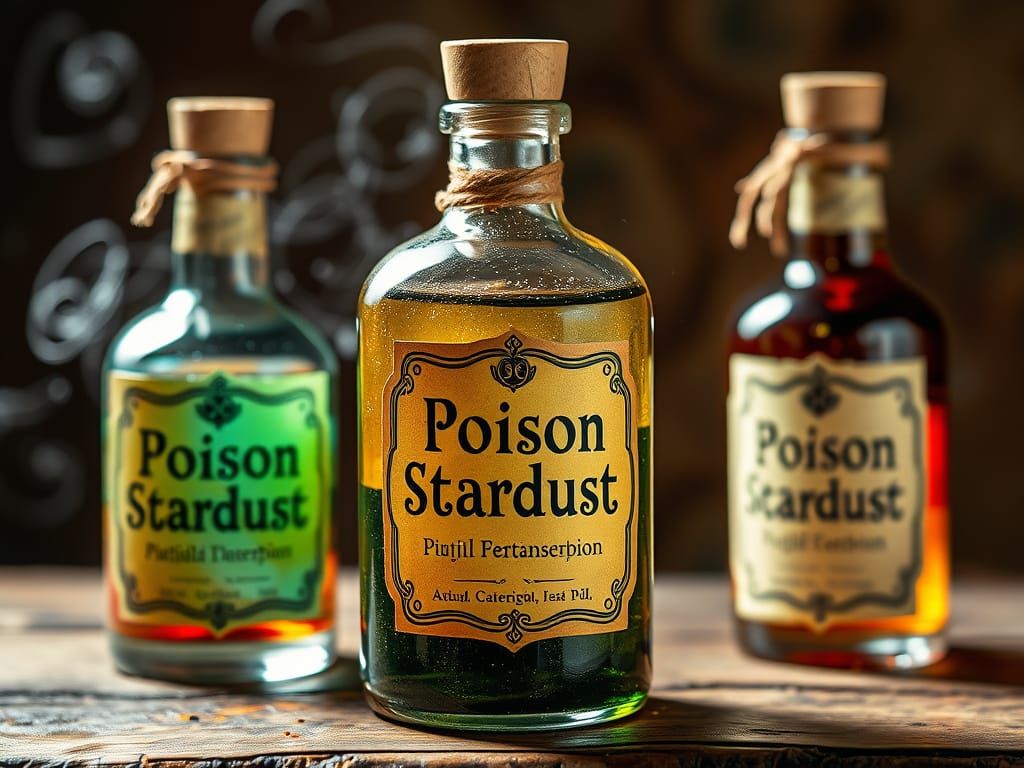 Medieval Potions in Whimsical Realism - AI Art