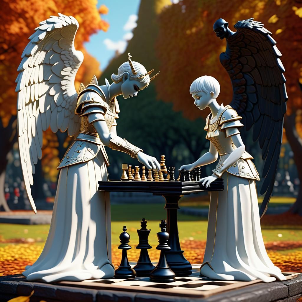Chess Attempt 4 - AI Generated Artwork - NightCafe Creator