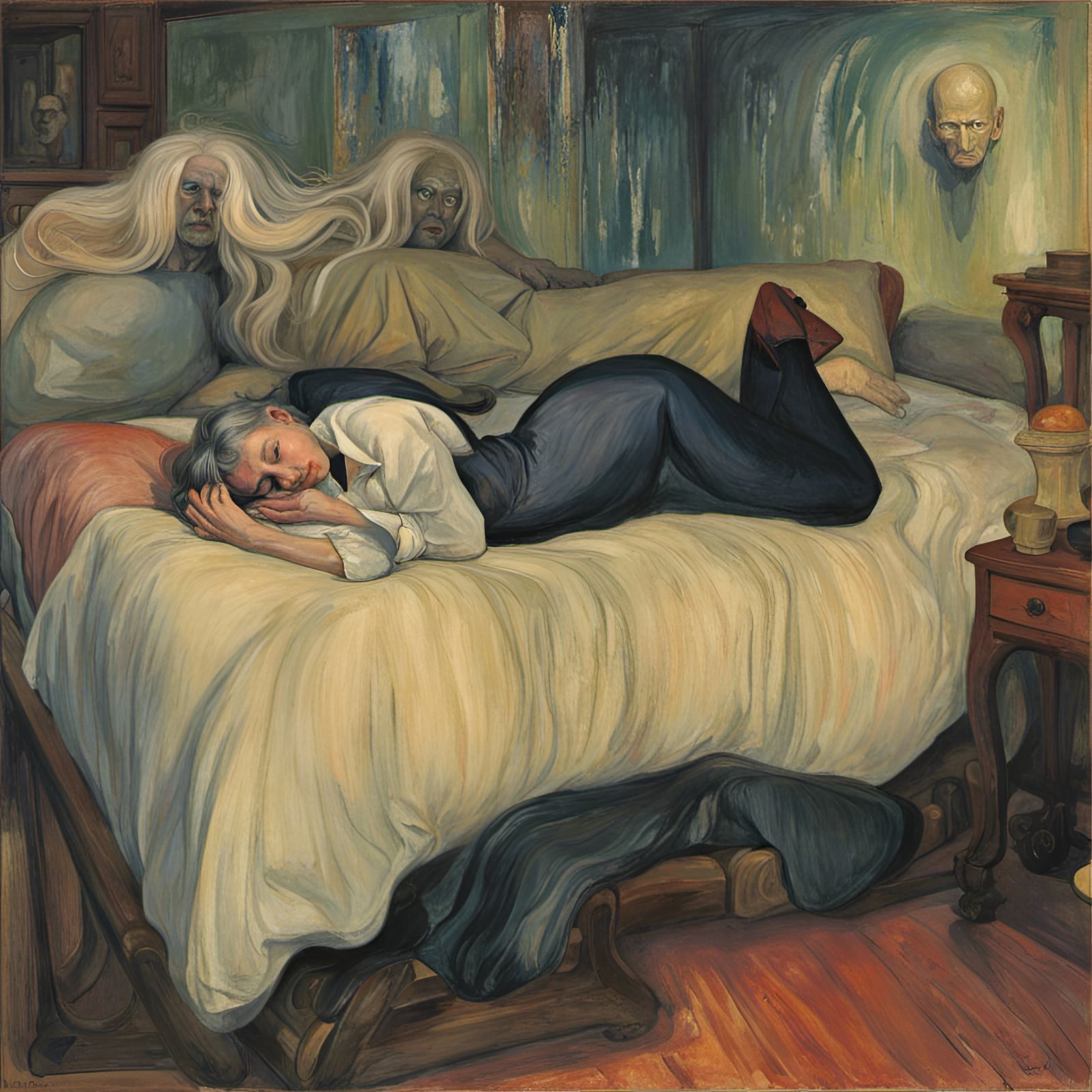 All the awful dreams - AI Generated Artwork - NightCafe Creator