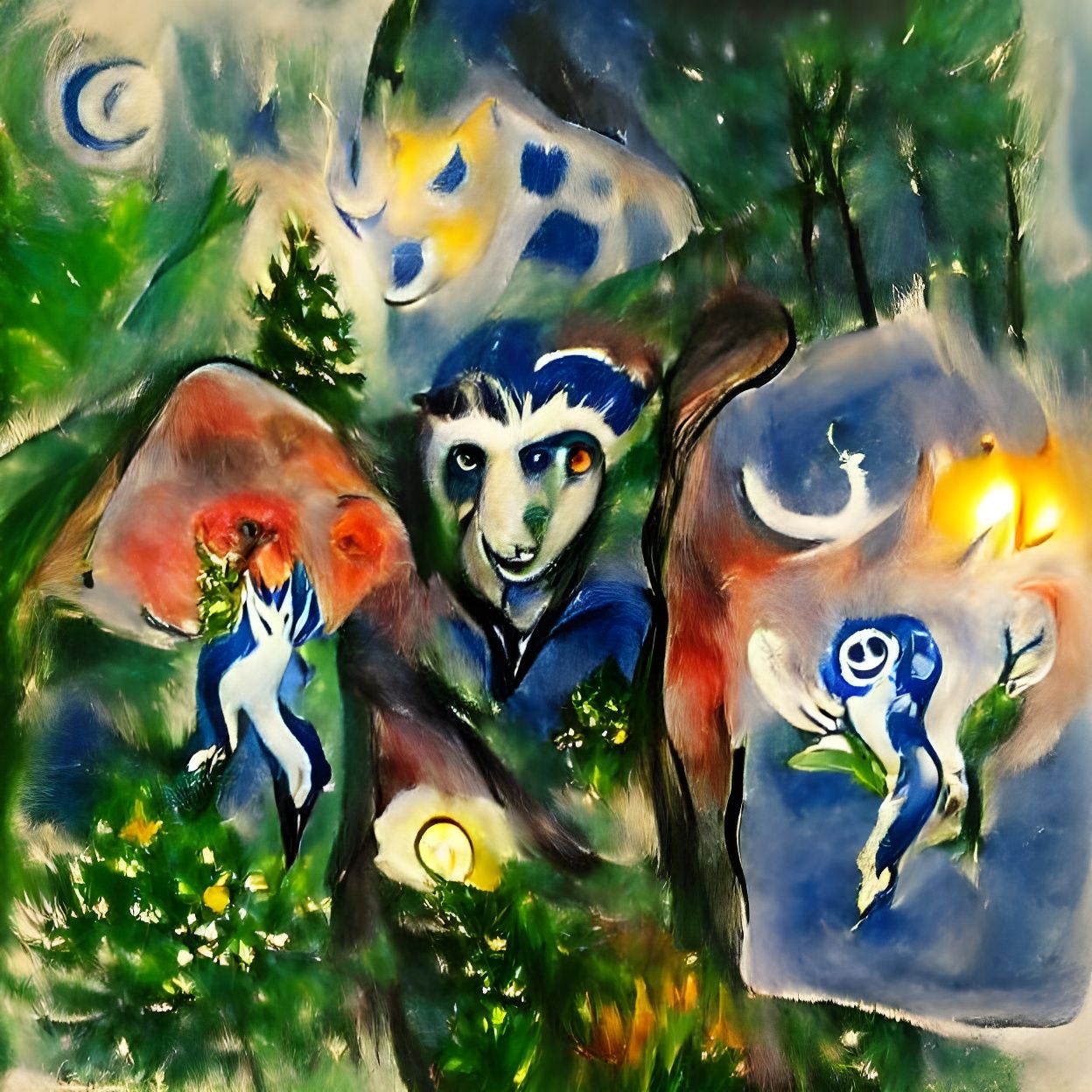 Moon Nymphs - AI Generated Artwork - NightCafe Creator