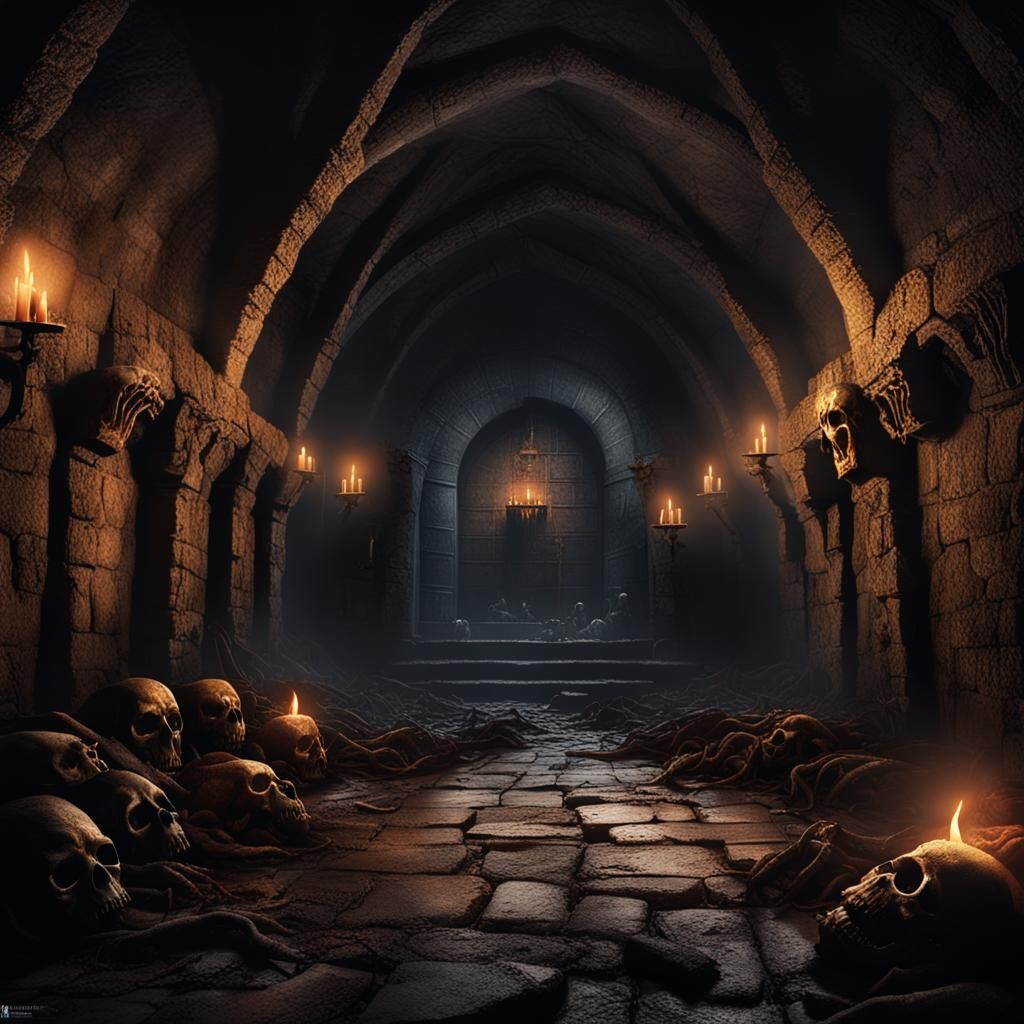 Catacomb I - AI Generated Artwork - NightCafe Creator