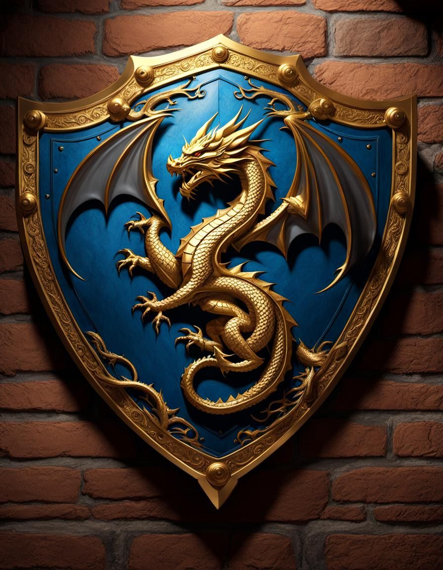 Dragon Shield 4 - AI Generated Artwork - NightCafe Creator