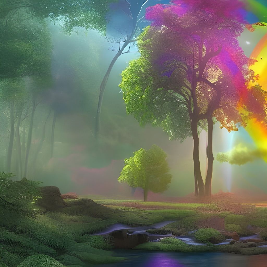 Rainbow - AI Generated Artwork - NightCafe Creator