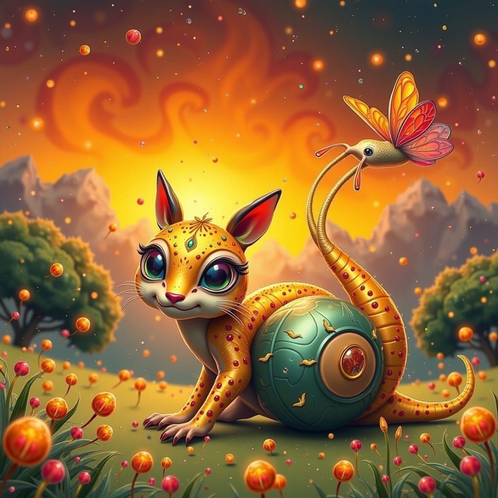 Jilly the Speedy Cheetah Snail & Her Trusty Sidekick Mr. Eduardo Emanuel