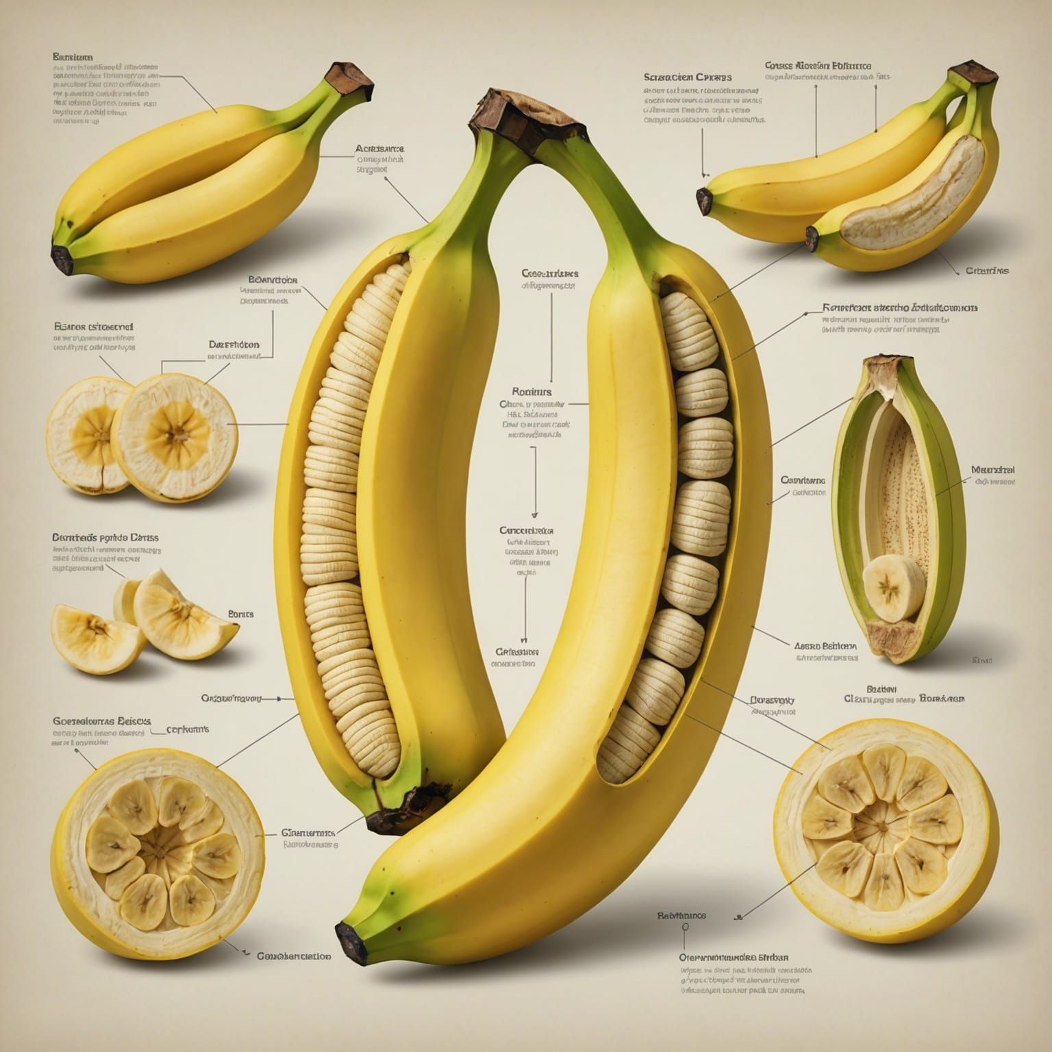Banana Anatomy 🍌 - AI Generated Artwork - NightCafe Creator