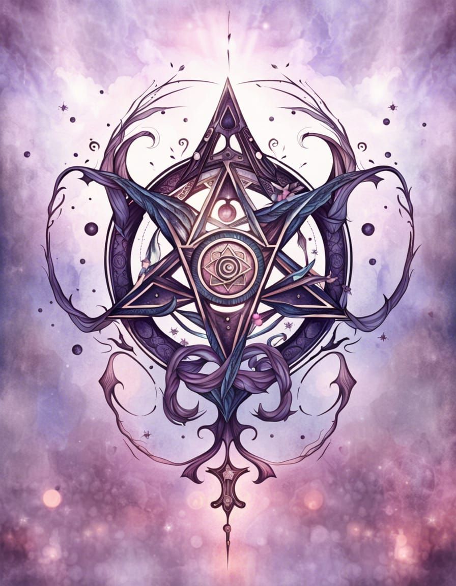 Beauty Sigil symbol design eldritch occult horror beautiful ethereal ...