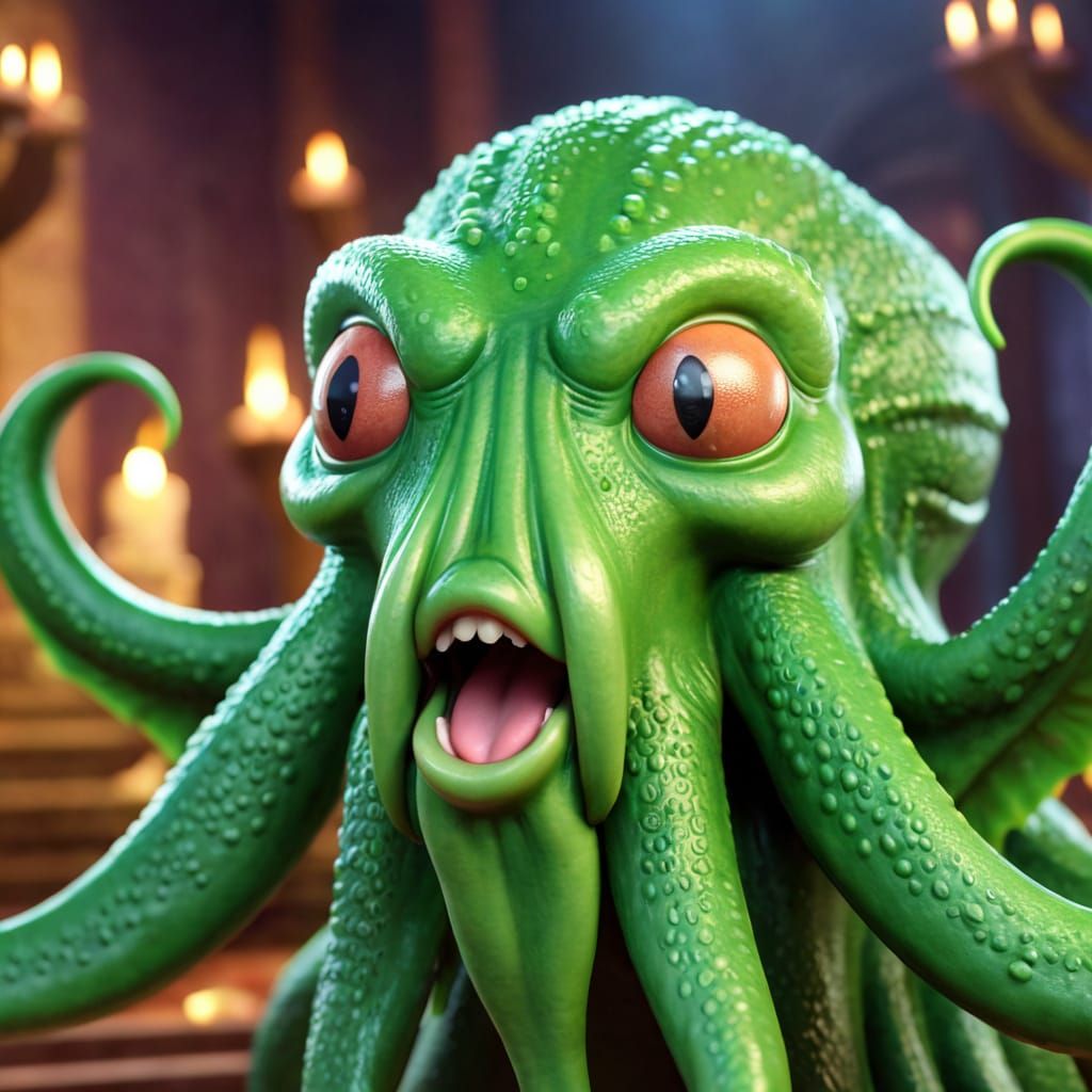 Green octopussy Cthulhu - Green octopussy Cthulhu