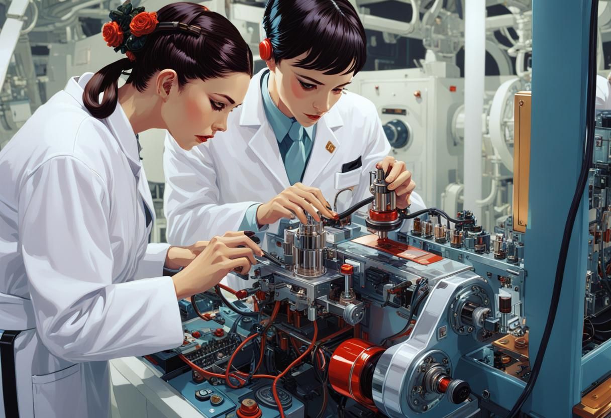 Combined with technological savvy and manual dexterity - AI Generated Artwork - NightCafe Creator