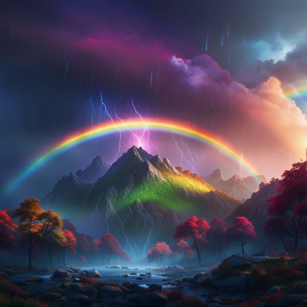 Rainbow 🌈 - AI Generated Artwork - NightCafe Creator