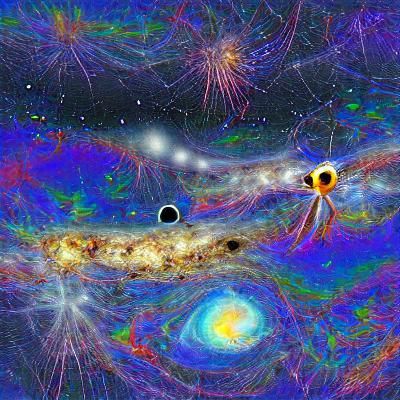 our universe viewed from another universe - AI Generated Artwork ...
