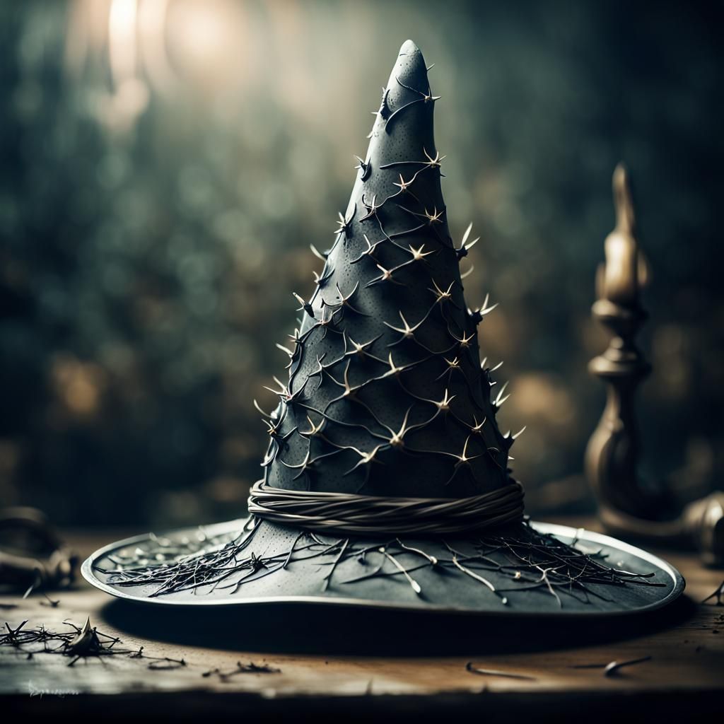 Dark mage hat - AI Generated Artwork - NightCafe Creator