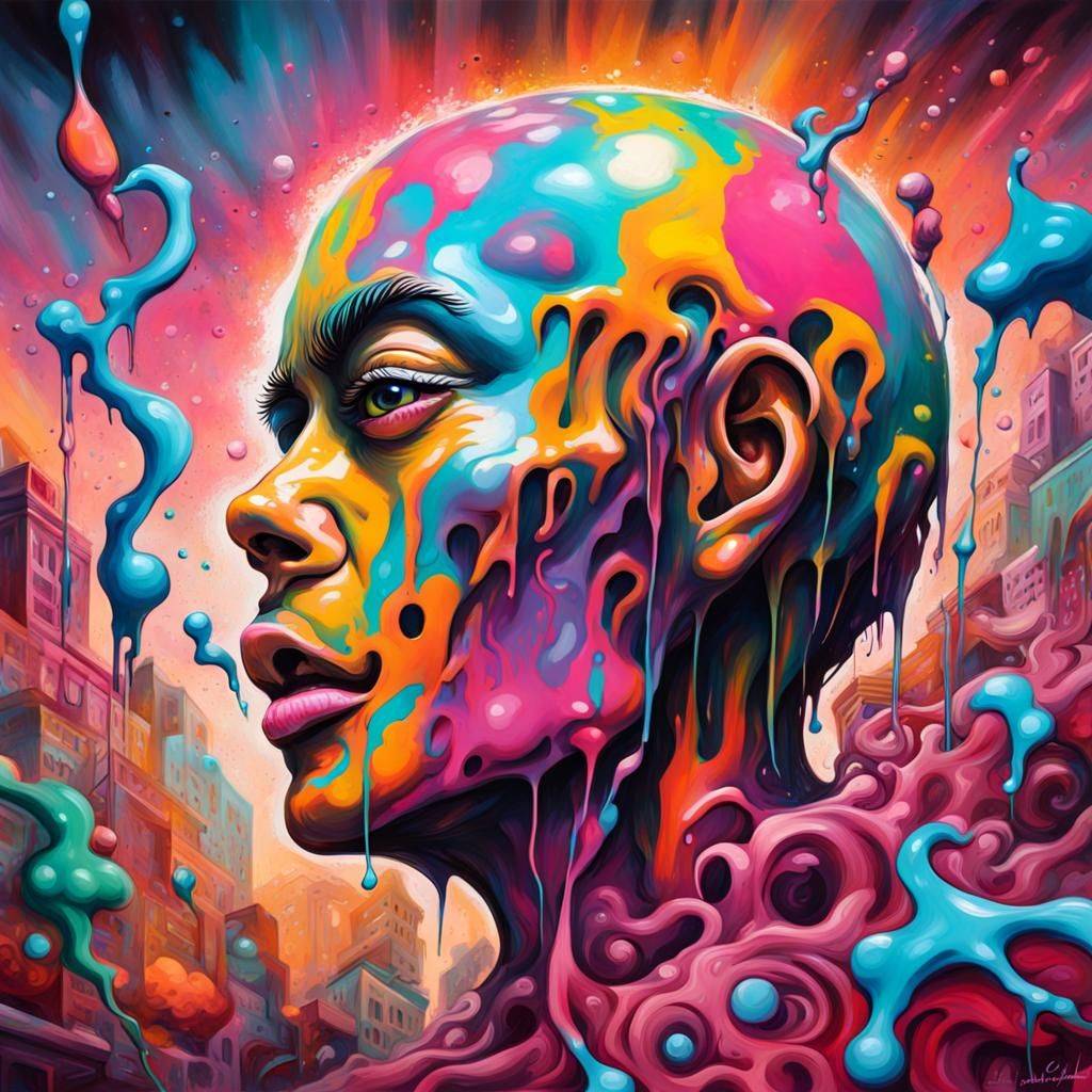 Artwork of an lsd trip - AI Generated Artwork - NightCafe Creator