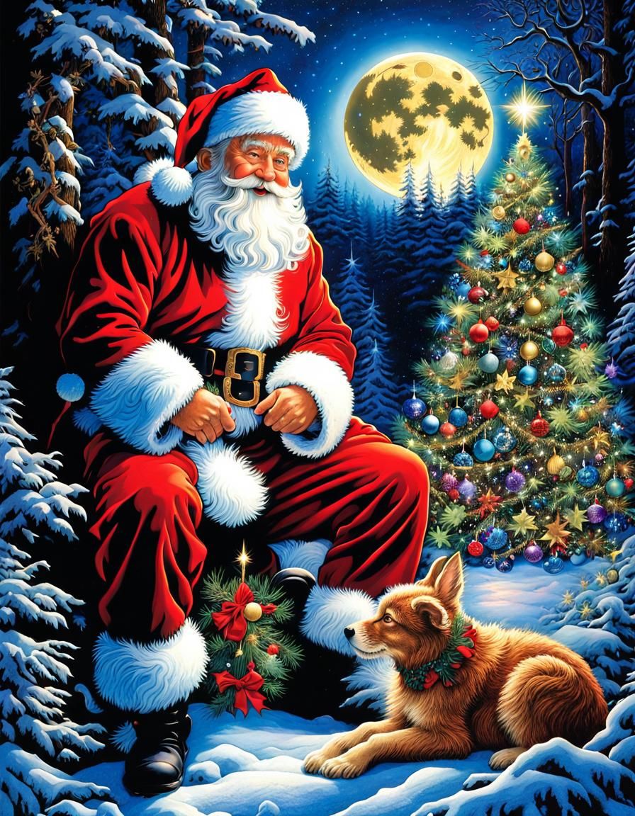 Santa Get Your Sleigh - AI Generated Artwork - NightCafe Creator