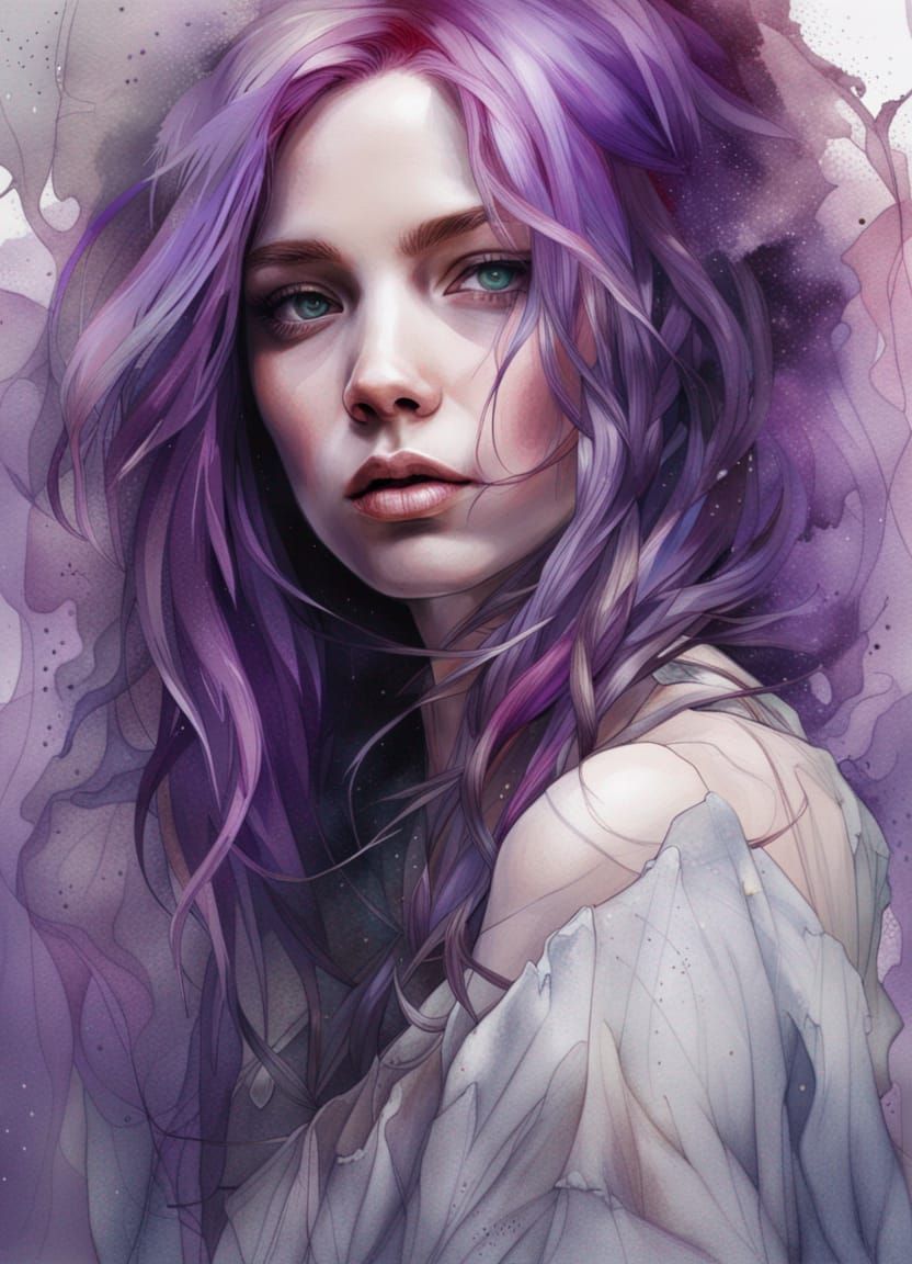 Painter Girl 🎨 - AI Generated Artwork - NightCafe Creator