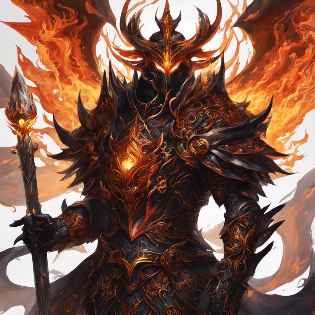 Molten Knight - AI Generated Artwork - NightCafe Creator