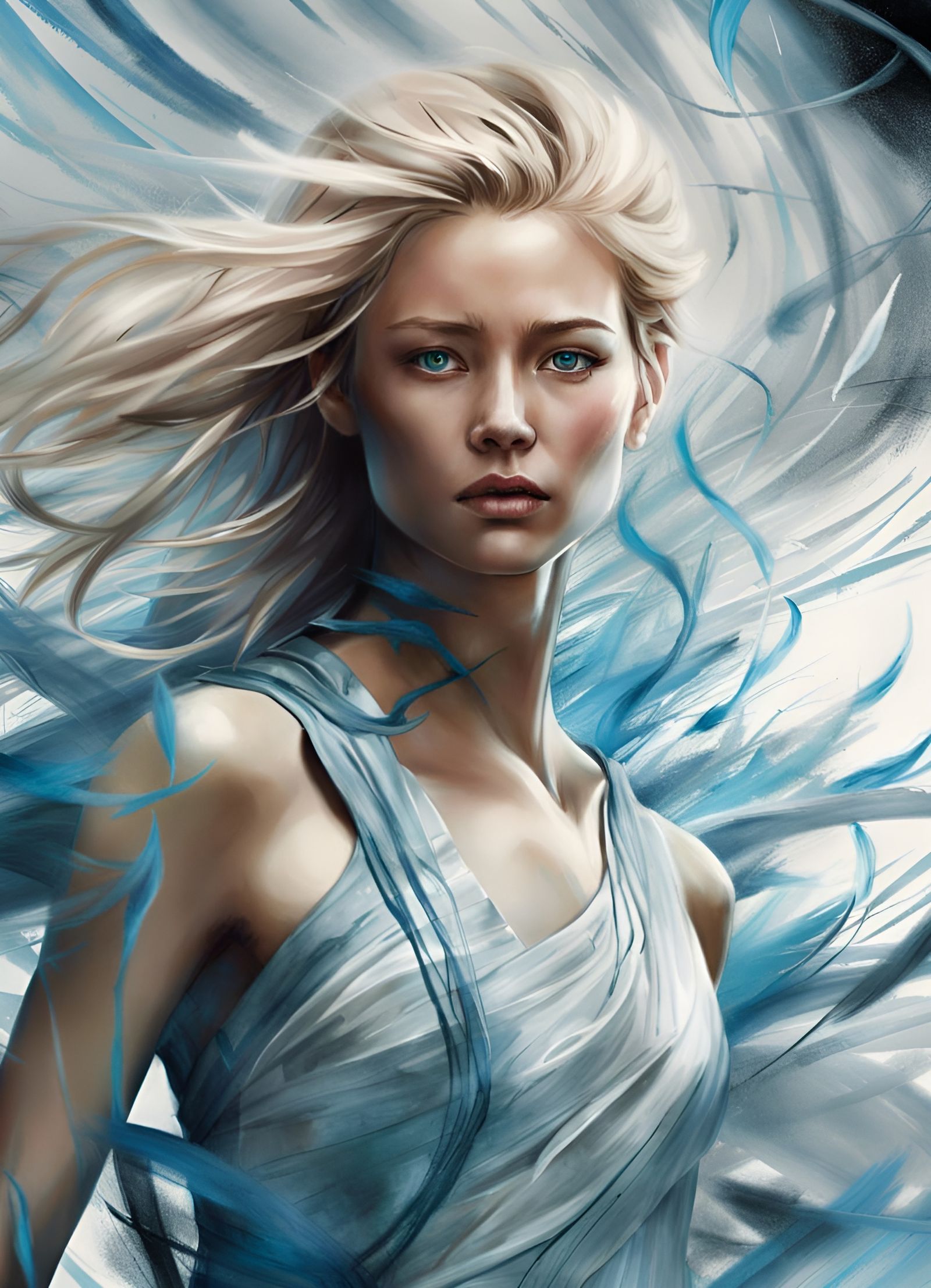 She Controls the Wind (Aerokinesis) - AI Generated Artwork - NightCafe ...