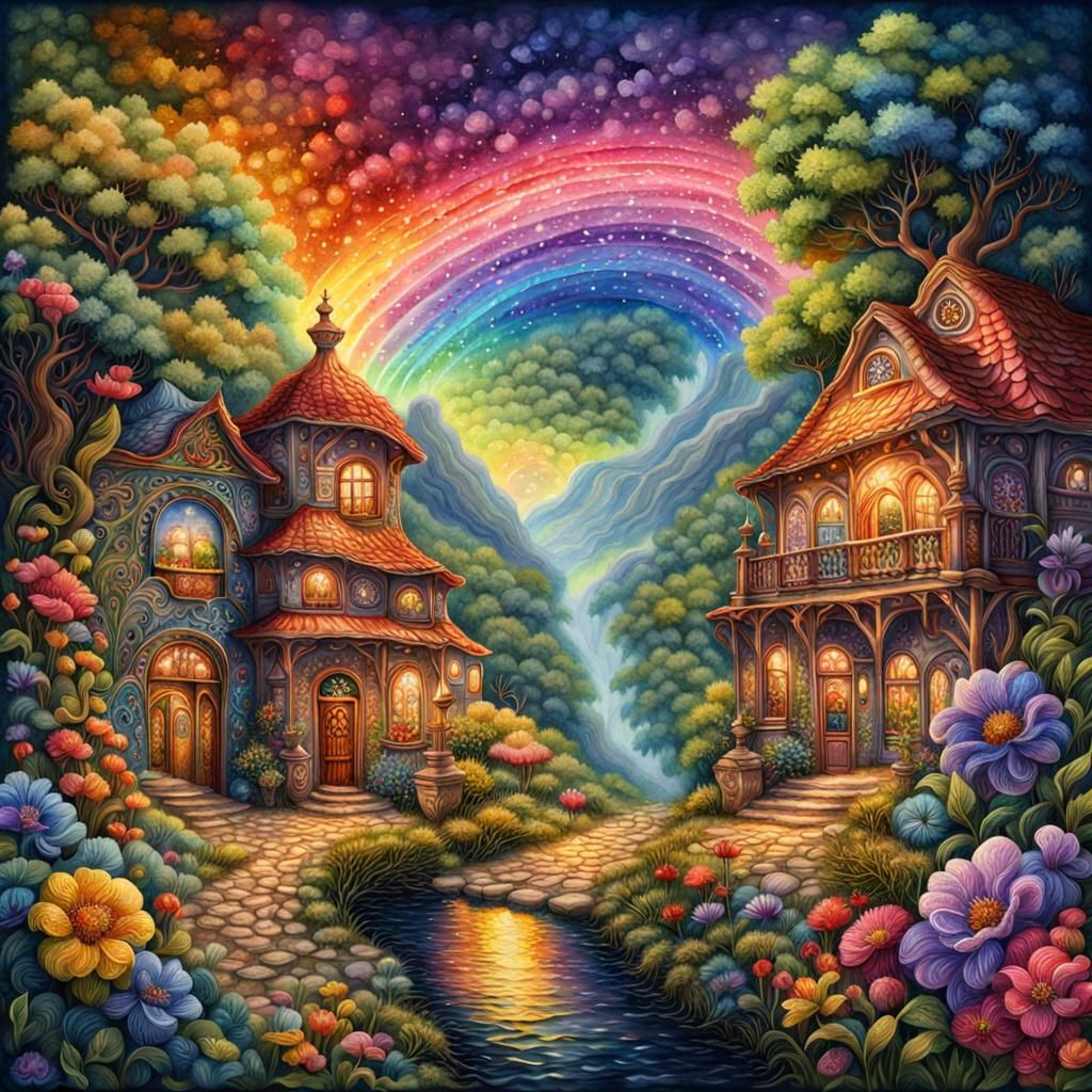 Over the Rainbow 🌈 - AI Generated Artwork - NightCafe Creator