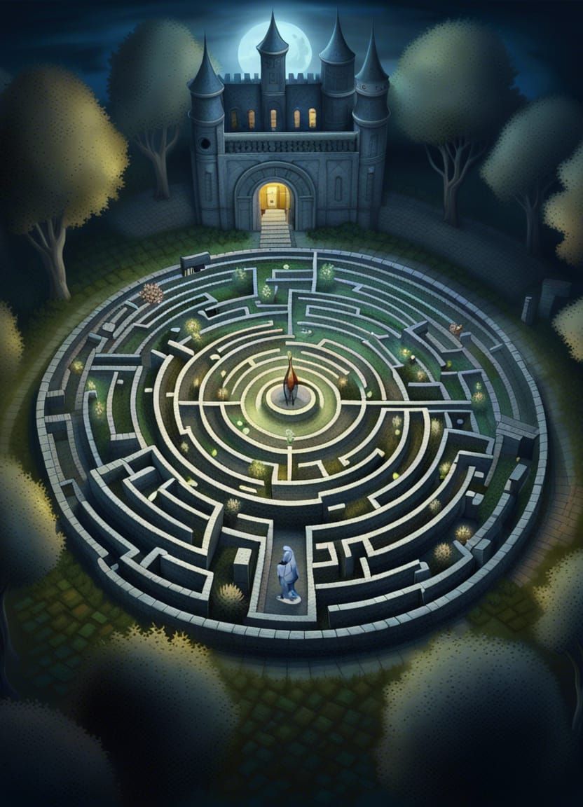 Castle Maze - AI Generated Artwork - NightCafe Creator