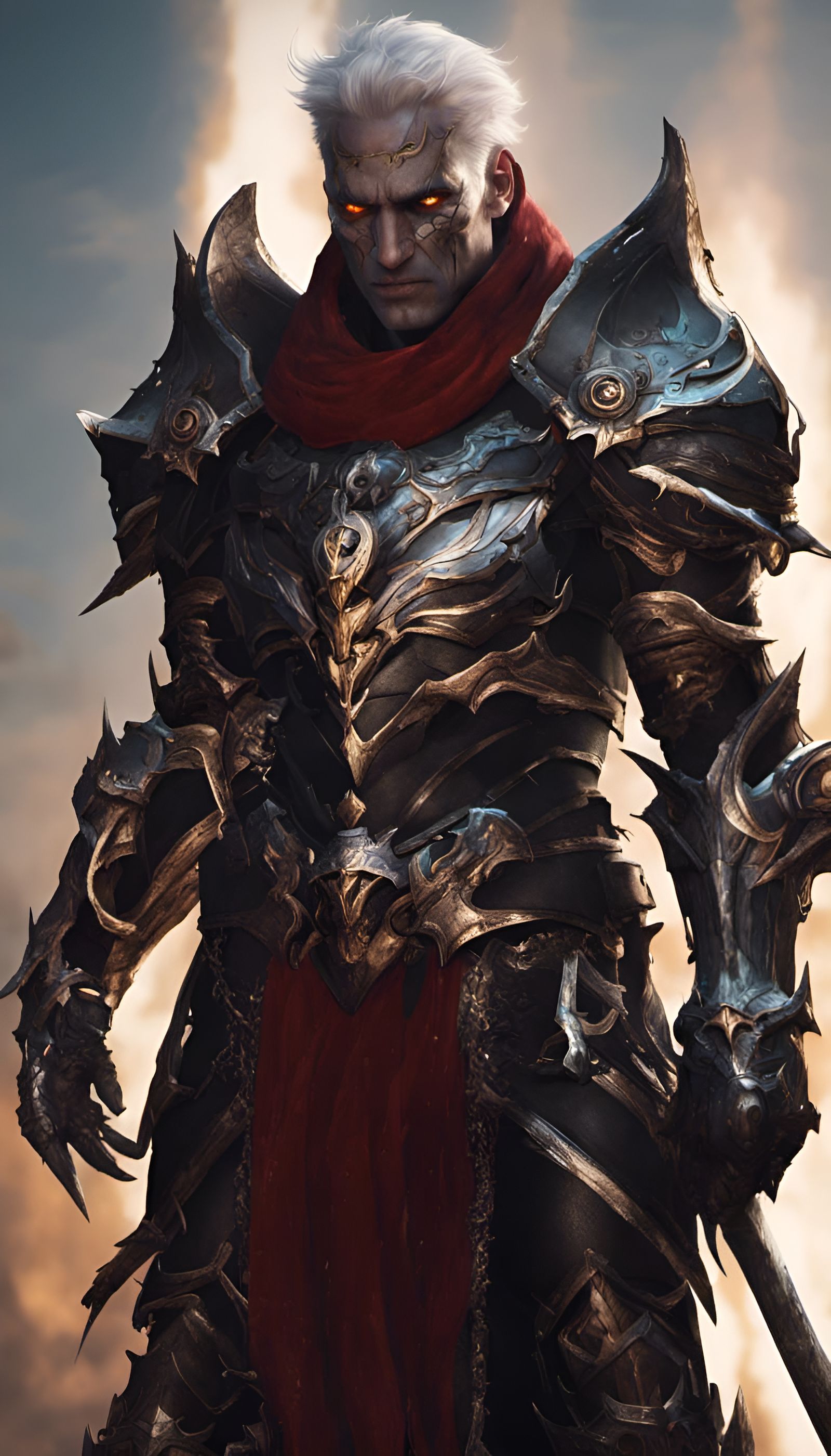 Fallen knight - AI Generated Artwork - NightCafe Creator