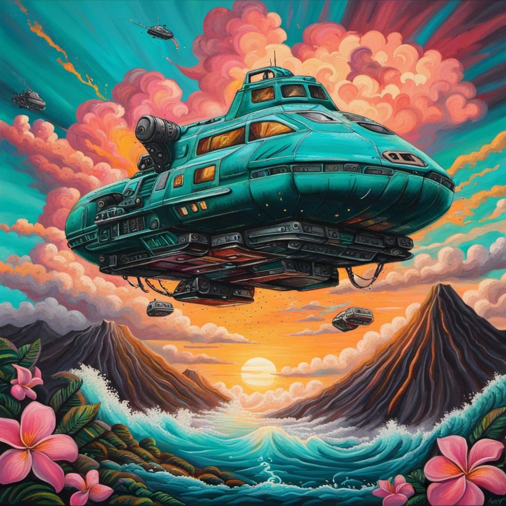 Hovercraft - AI Generated Artwork - NightCafe Creator