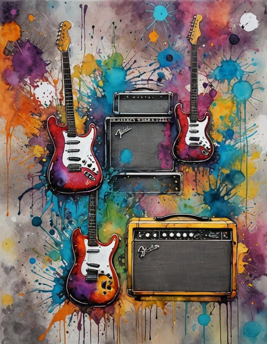 FENDER_AMPS_3 - AI Generated Artwork - NightCafe Creator