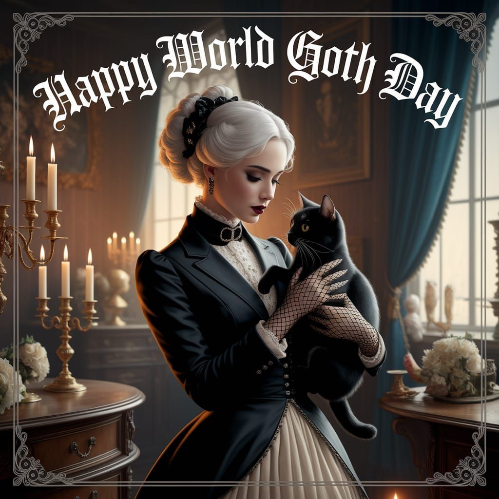 Happy World Goth day to all who celebrate 🖤