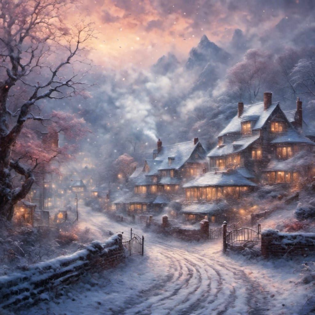 Snow Day - AI Generated Artwork - NightCafe Creator