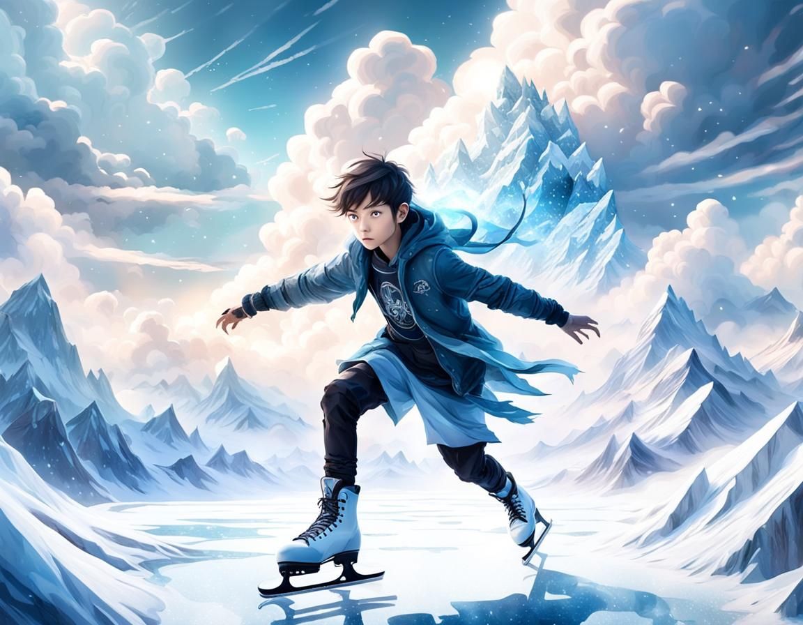 Ice Skating - AI Generated Artwork - NightCafe Creator