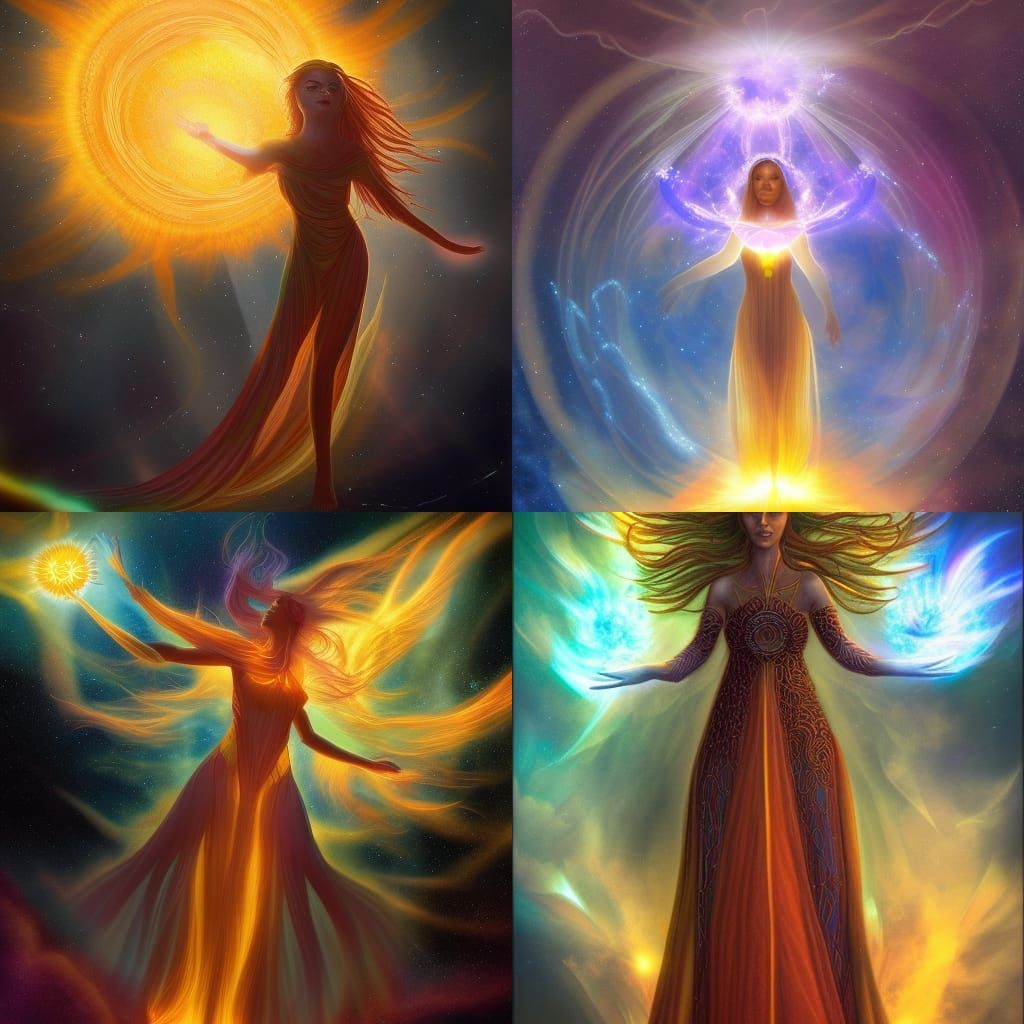 Solaris, the Sun Sprite - AI Generated Artwork - NightCafe Creator