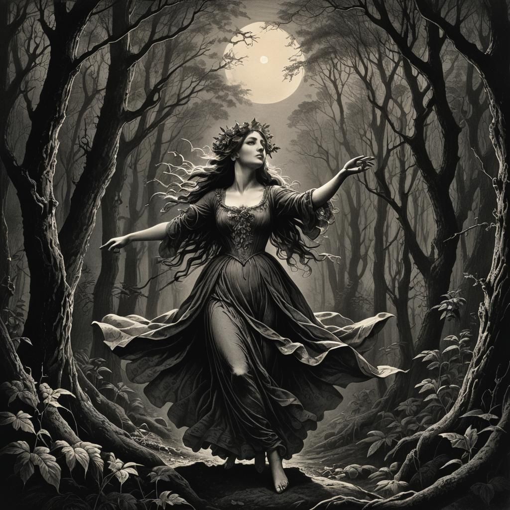 Moonlight Fae - AI Generated Artwork - NightCafe Creator