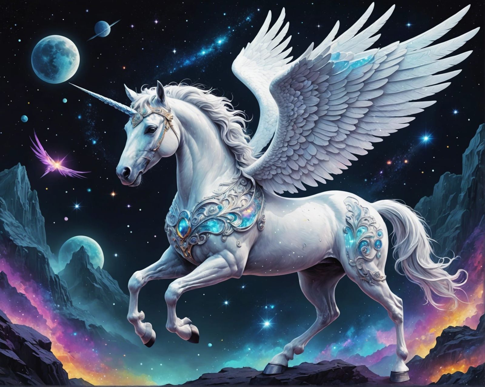 alicorn - AI Generated Artwork - NightCafe Creator