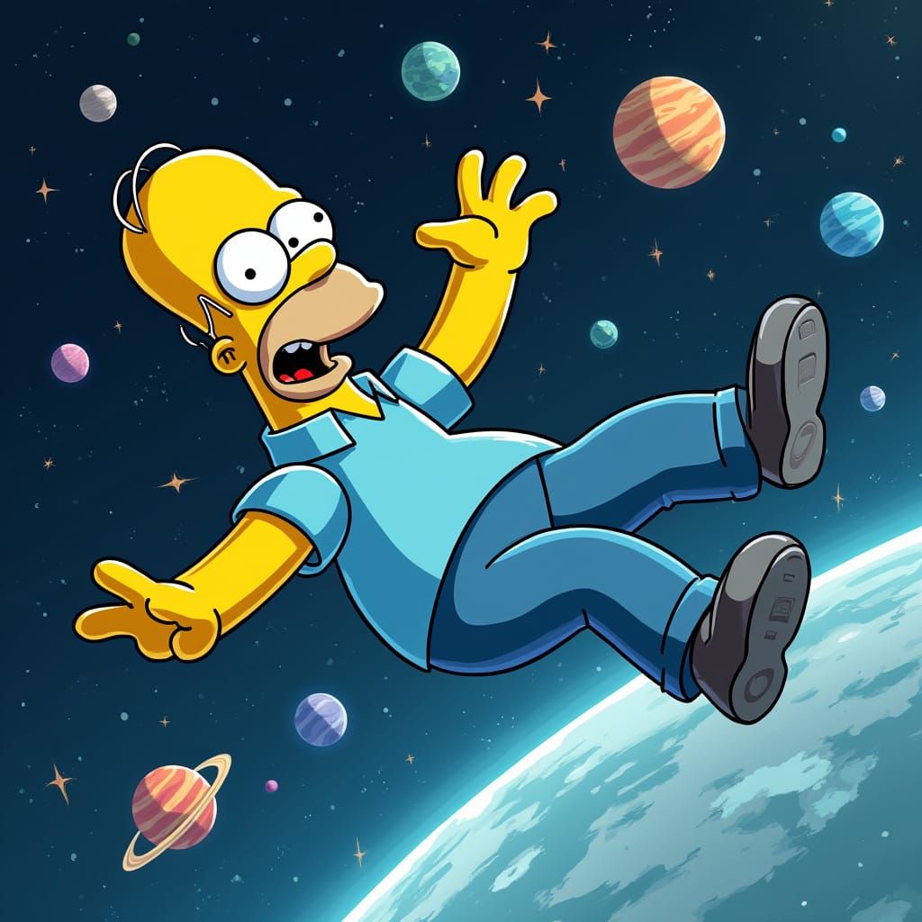 Simpson no espaço - Simpson in Cosmic Wonder