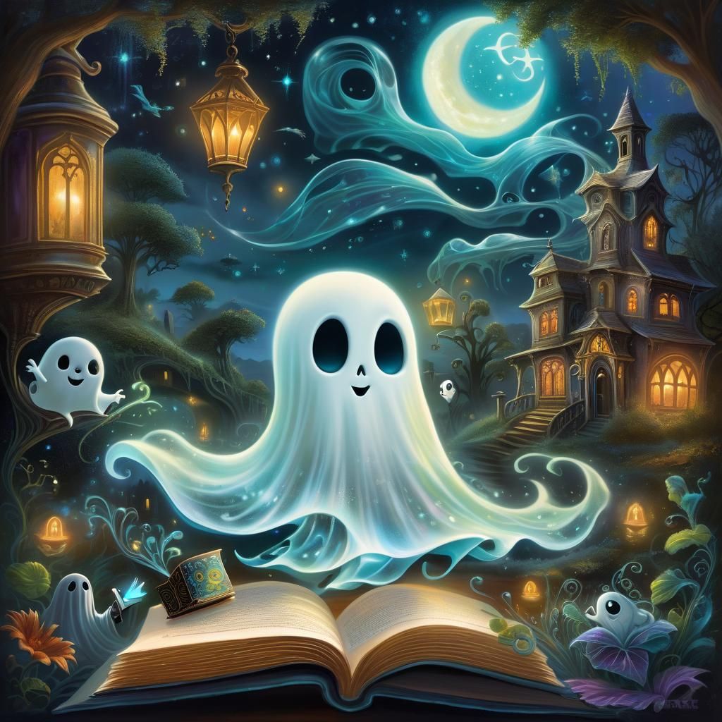 Ghost story - AI Generated Artwork - NightCafe Creator
