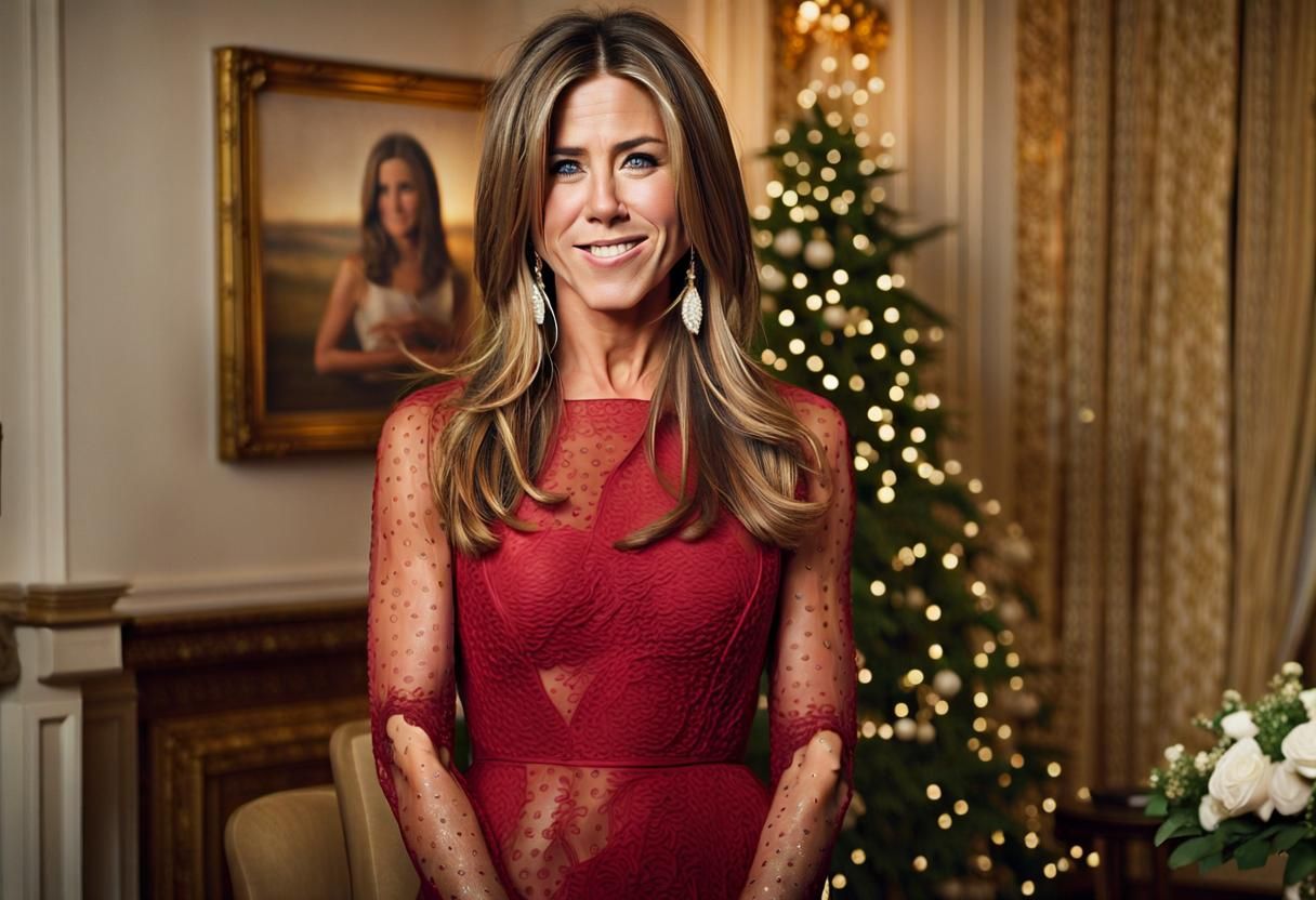Jennifer Aniston as Kate Middleton - AI Generated Artwork - NightCafe ...