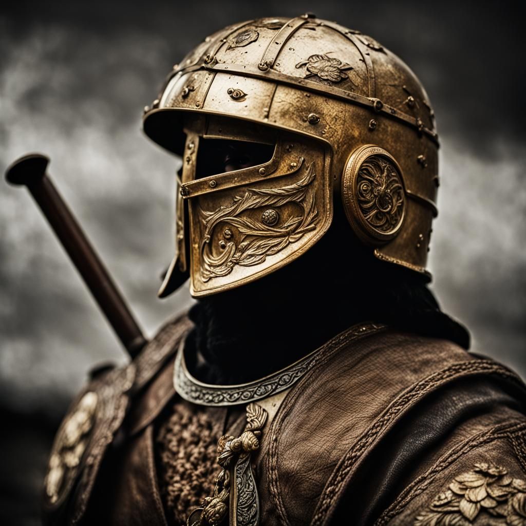 Romanian helmet - AI Generated Artwork - NightCafe Creator