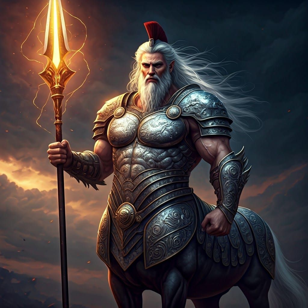 A battle-ready centaur