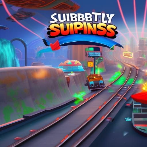 Subway Surfers in space - AI Generated Artwork - NightCafe Creator