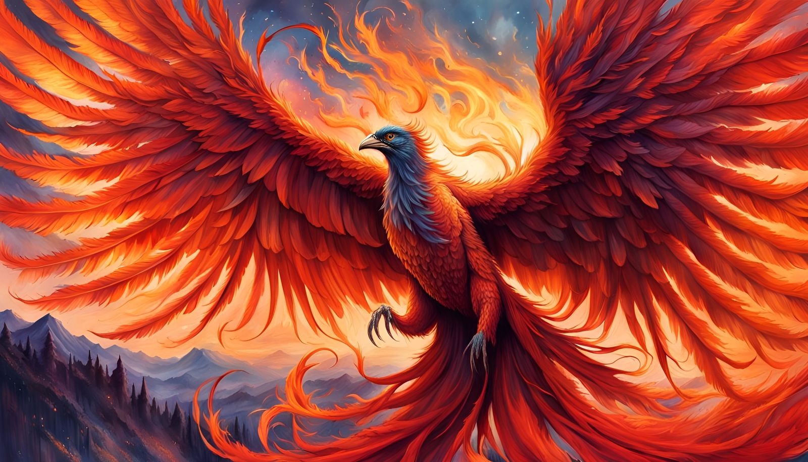 Phoenix - AI Generated Artwork - NightCafe Creator
