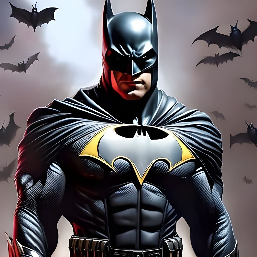 "I'm Batman." - AI Generated Artwork - NightCafe Creator