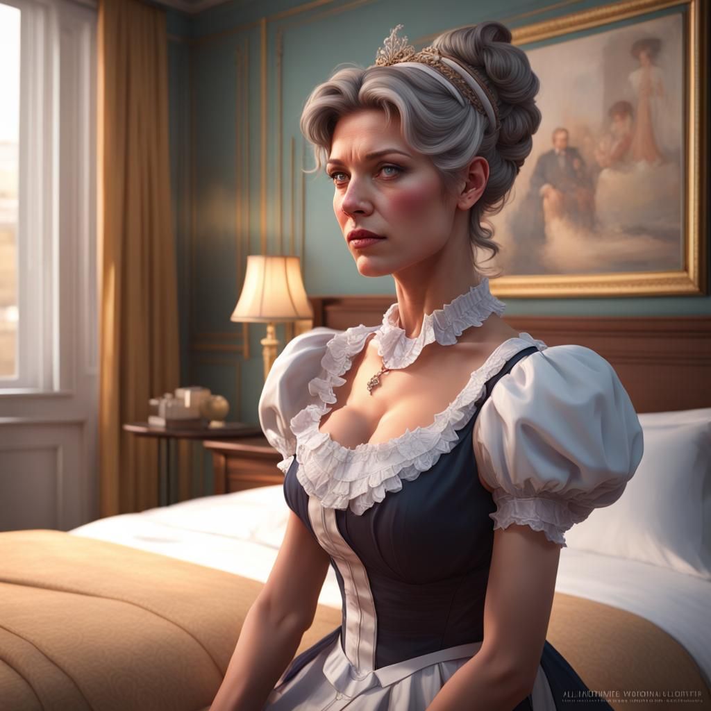 Mature maid - AI Generated Artwork - NightCafe Creator