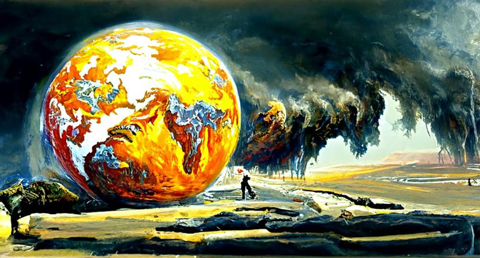 The last person alive on earth - AI Generated Artwork - NightCafe Creator