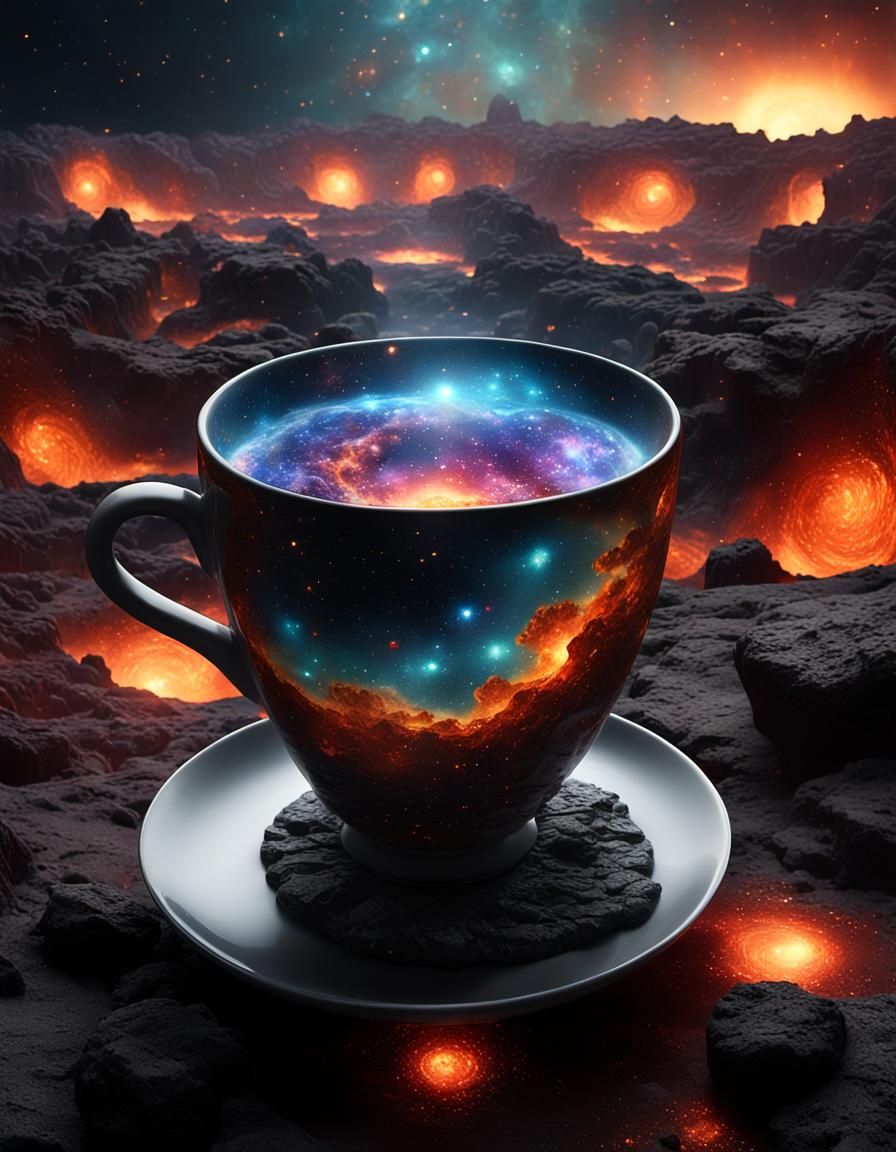 Imaginary Fantasy Tea cup - AI Generated Artwork - NightCafe Creator