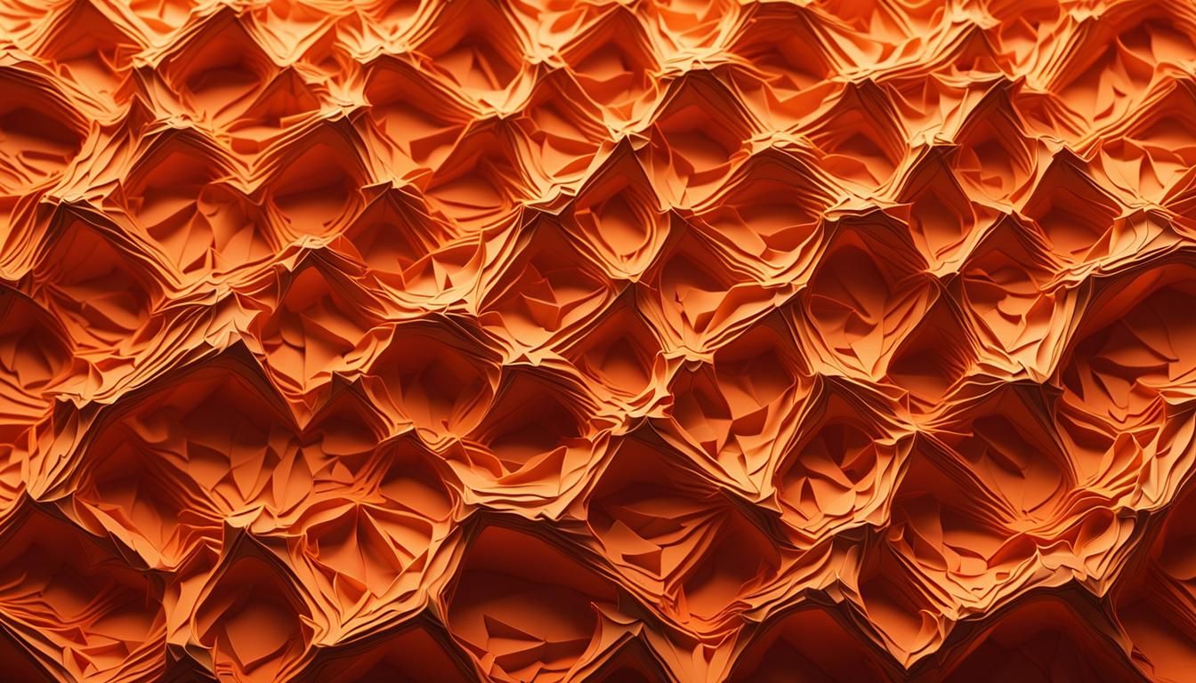 3d orange mesh texture - AI Generated Artwork - NightCafe Creator